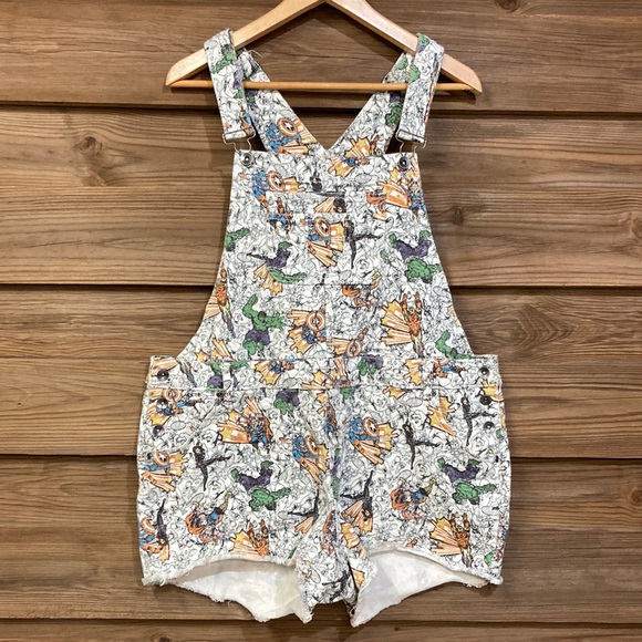 Marvel | Jeans | Marvel Denim Overalls | Poshmark